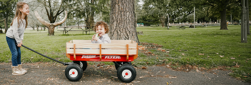 All-Terrain Steel & Wood Wagon | Radio Flyer