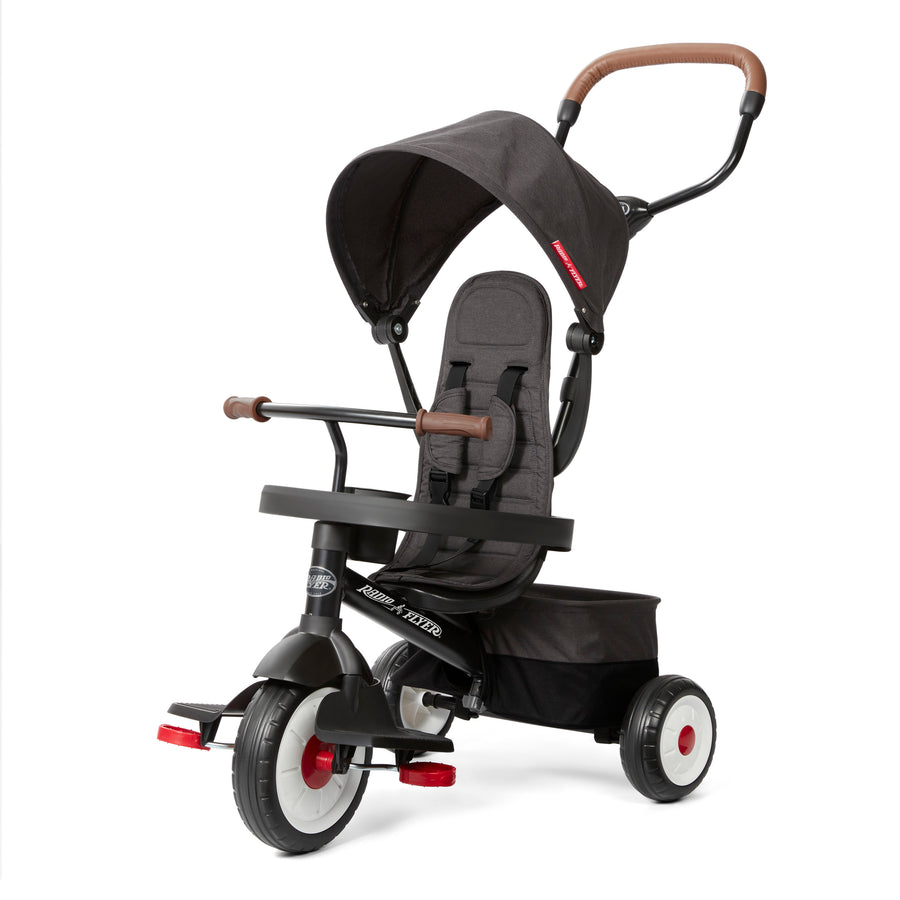 Radio Flyer City 4-in-1 Trike: Stroll 'N Trike Push Tricycle | Radio Flyer