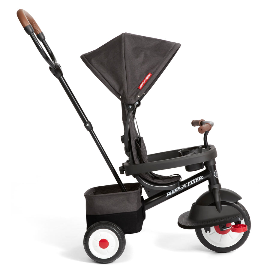 Radio Flyer City 4-in-1 Trike: Stroll 'N Trike Push Tricycle | Radio Flyer