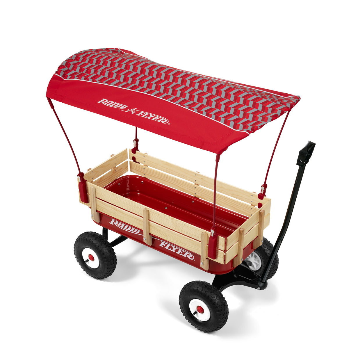 Vintage Red Wagon: Wooden & Metal | Radio Flyer