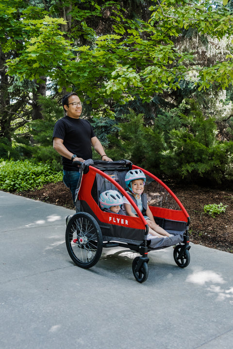 Flyer Duoflex: The Radio Flyer Bike Trailer for Kids| Radio Flyer