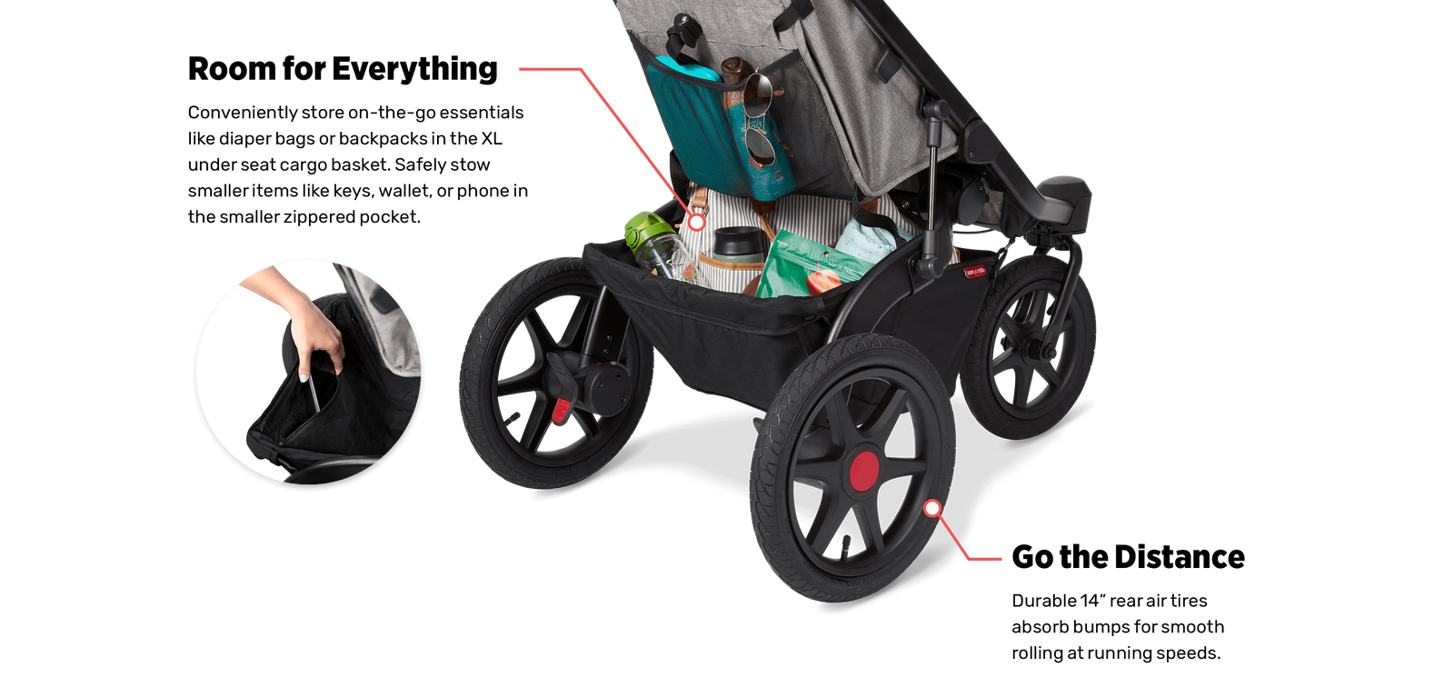 Momentum Jogging Stroller – Radio Flyer