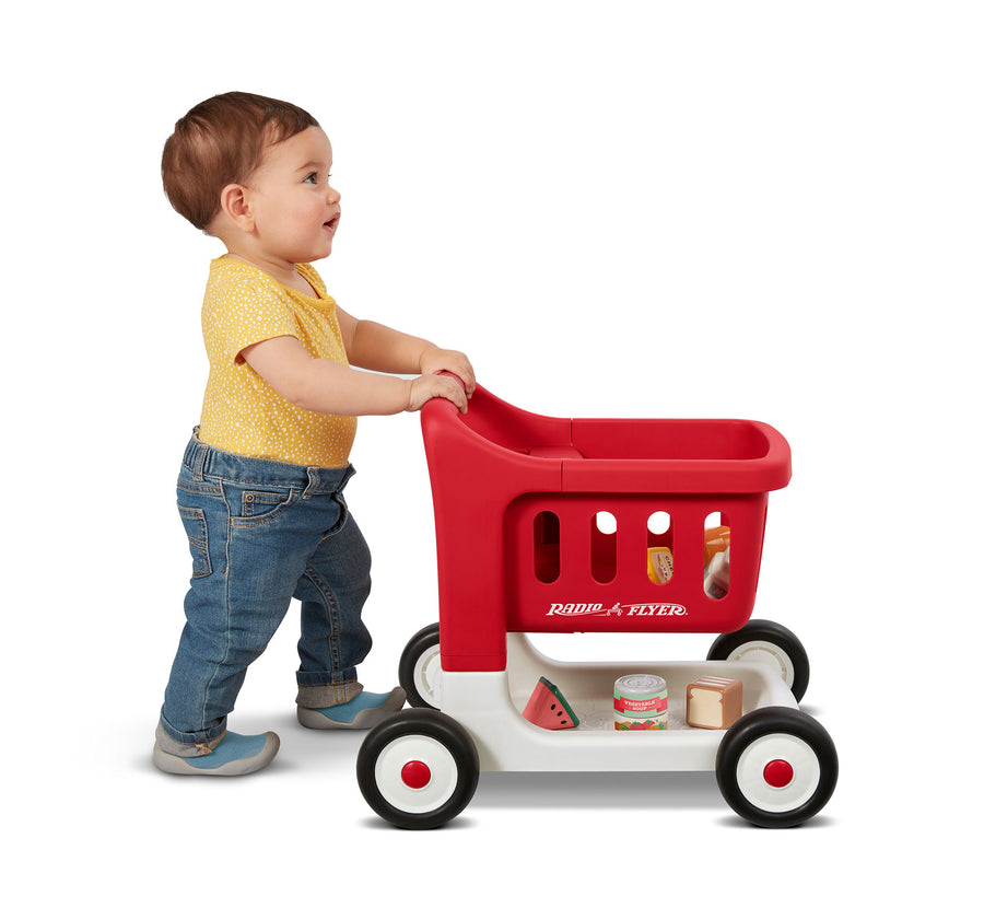 Scan & Sort Grocery Cart Toy with Lights & Sounds | Radio Flyer