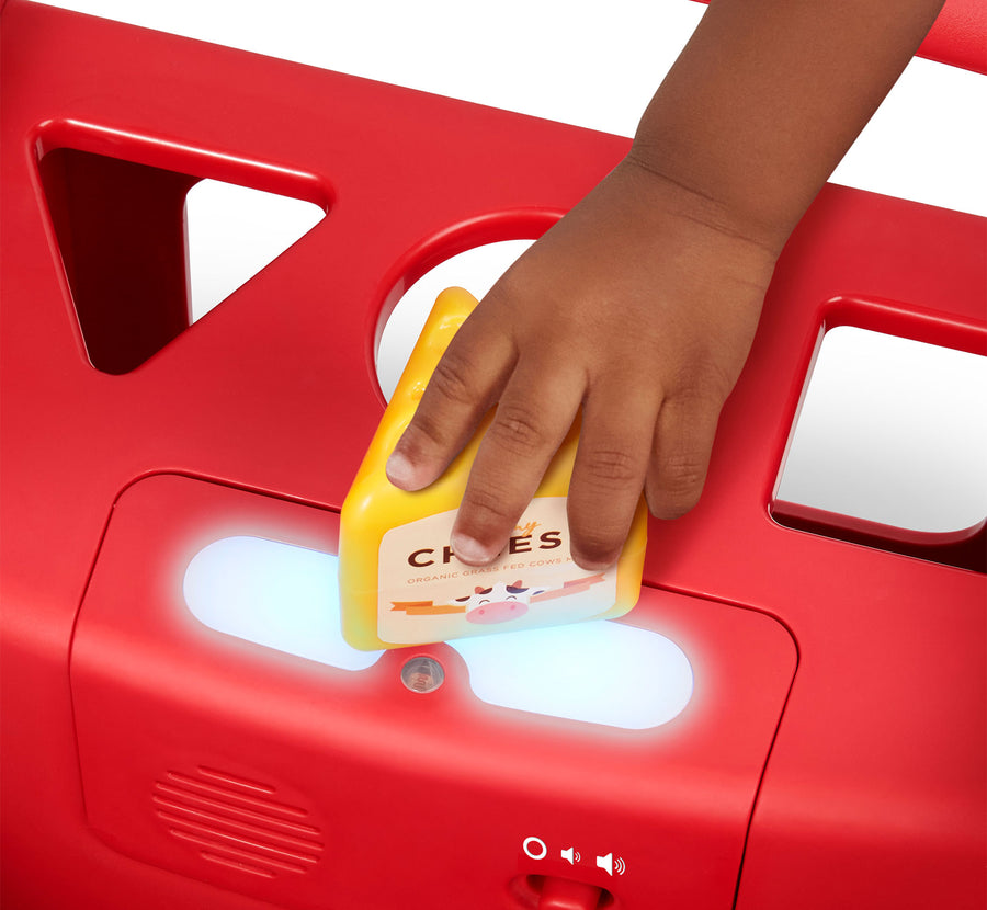 Scan & Sort Grocery Cart Toy with Lights & Sounds | Radio Flyer