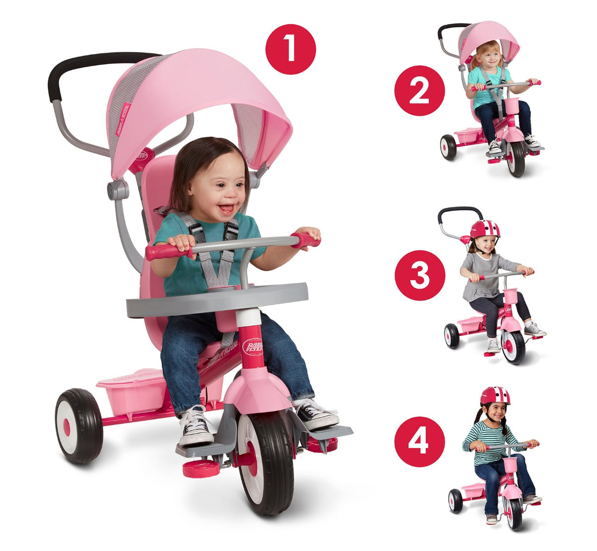 Tricycle Strollers: Push Trikes for Kids | Radio Flyer