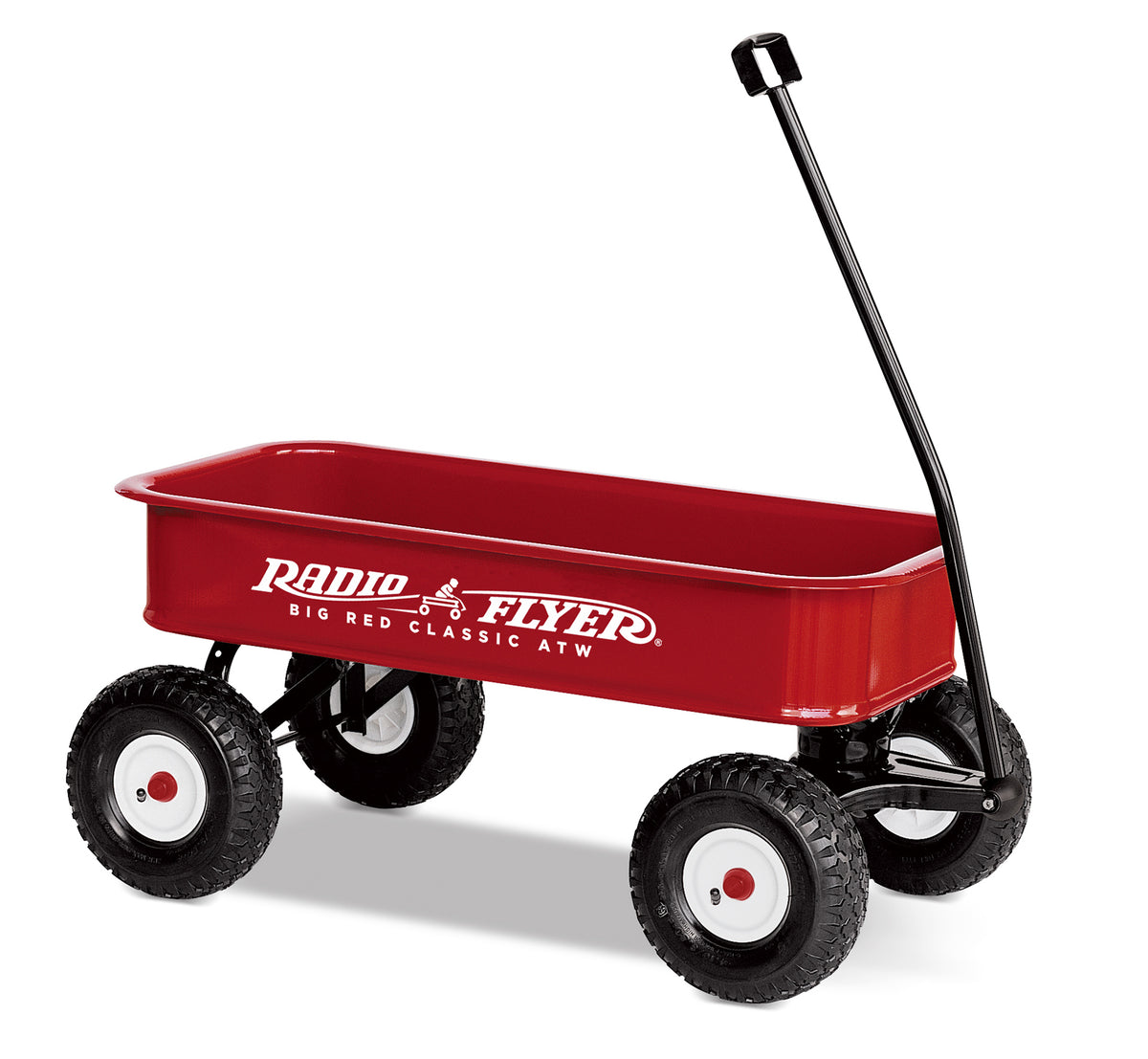 Vintage Red Wagon: Wooden & Metal | Radio Flyer