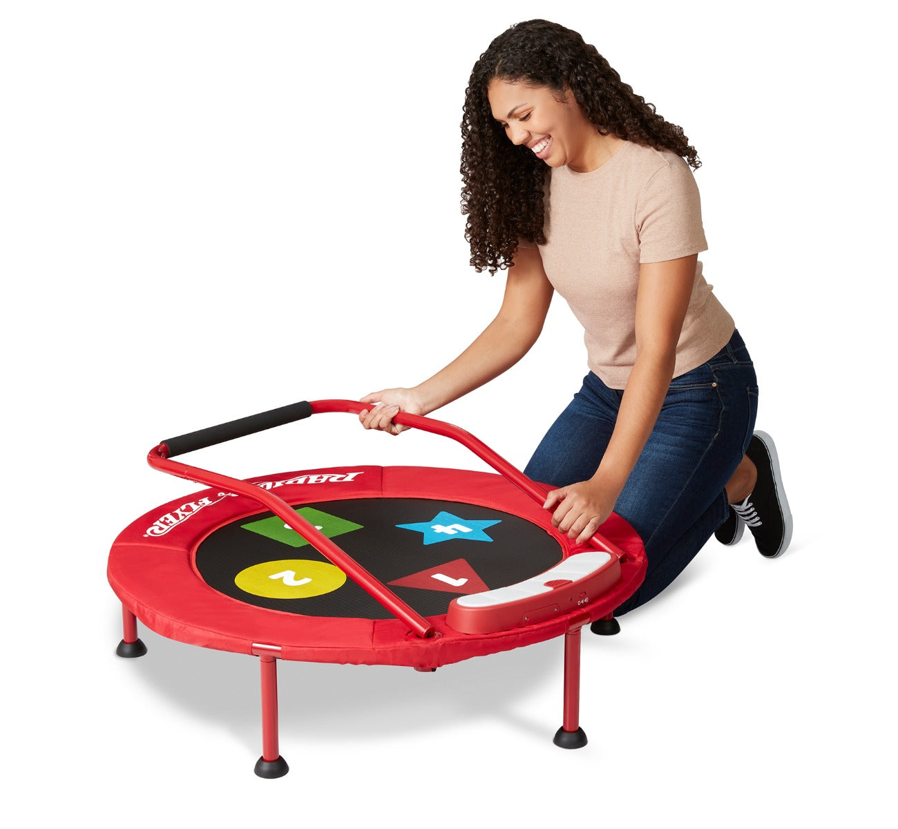 Game Time Interactive Kids' Trampoline with Lights & Sounds | Radio Flyer