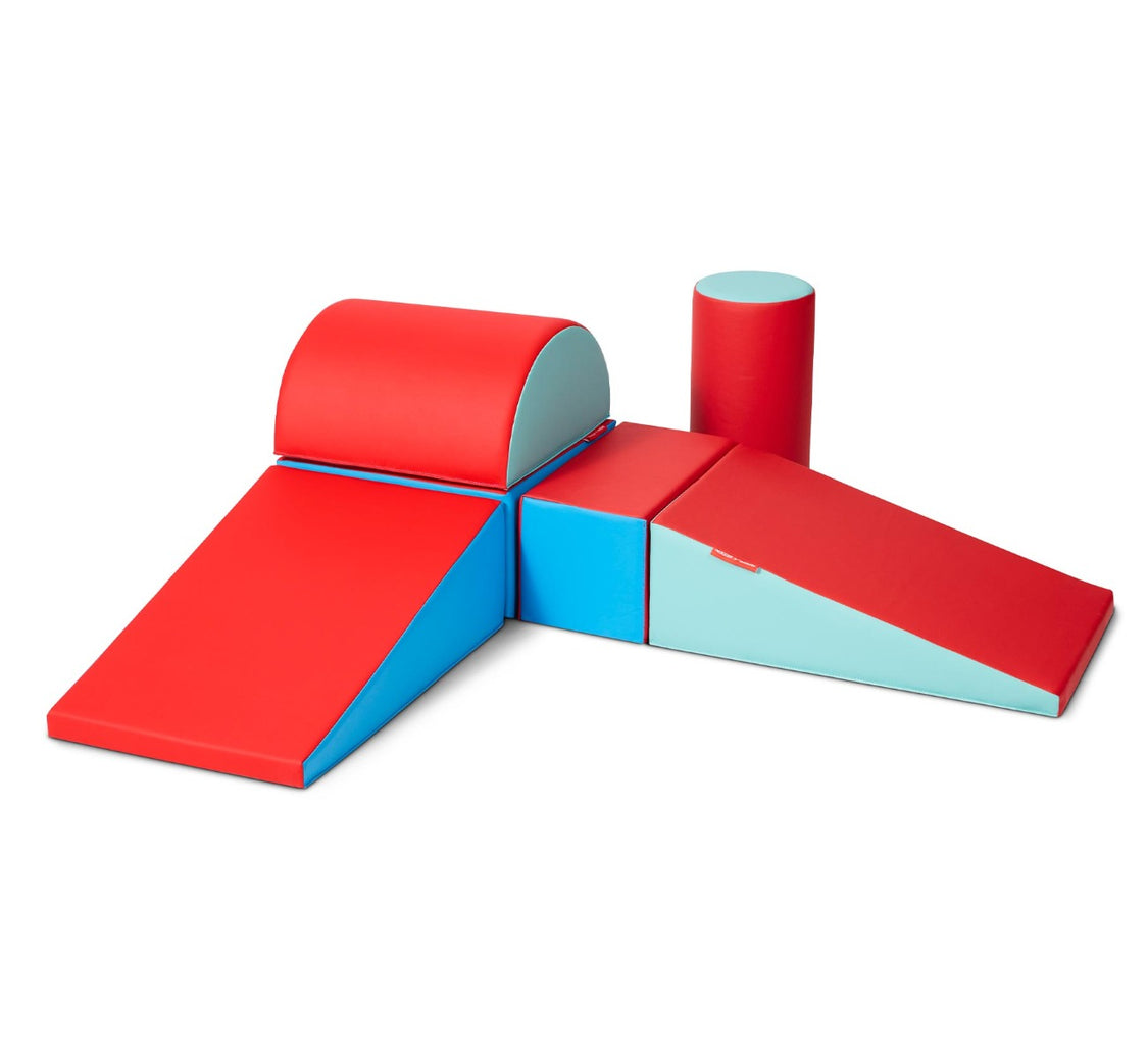 Tumble Town Foam Climbing Blocks for Toddlers, Candy | Radio Flyer